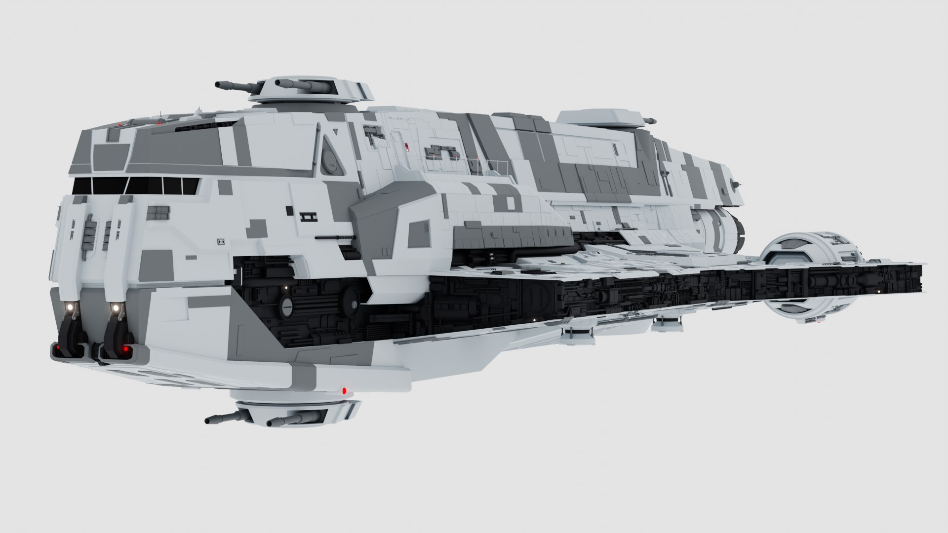 Gozanti Attack Cruiser LITE Model - TurboSquid 1793244