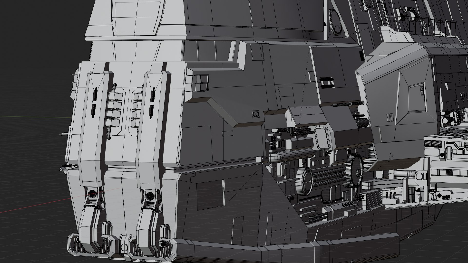 Gozanti Attack Cruiser LITE Model - TurboSquid 1793244