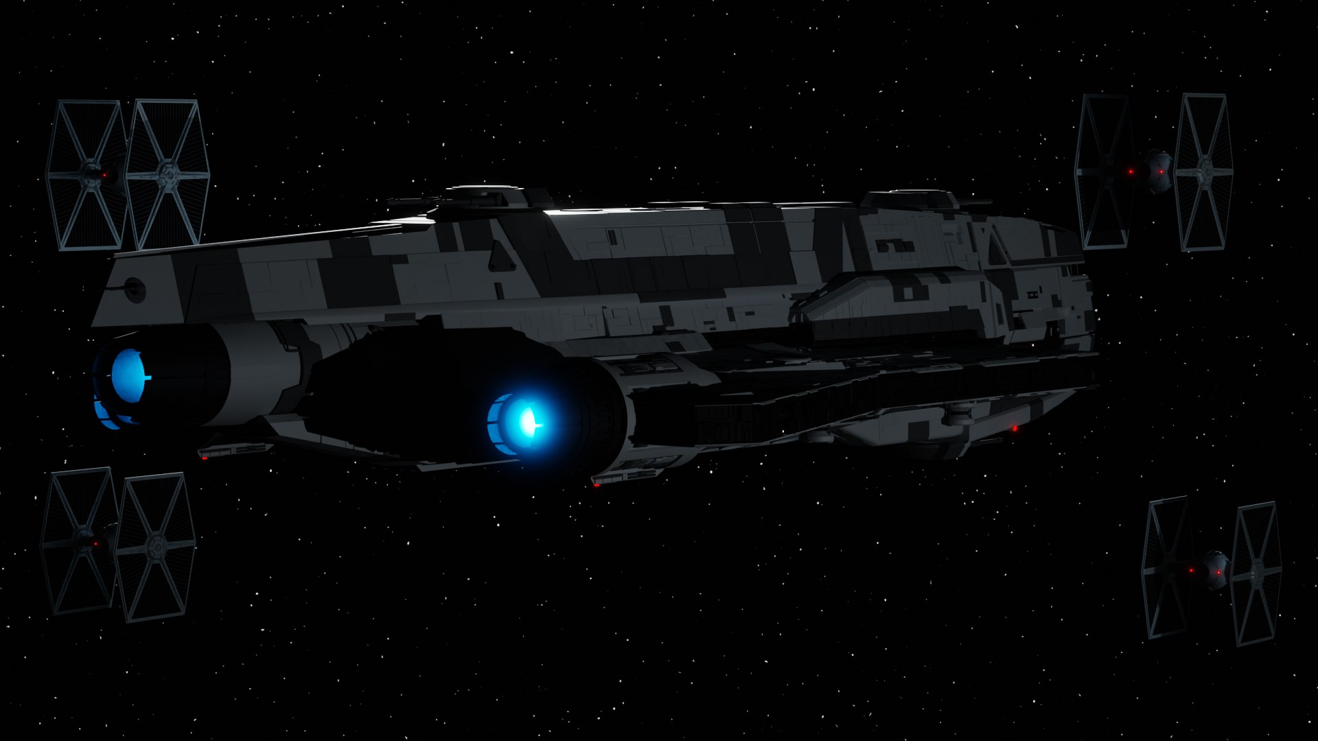 Gozanti Attack Cruiser LITE Model - TurboSquid 1793244