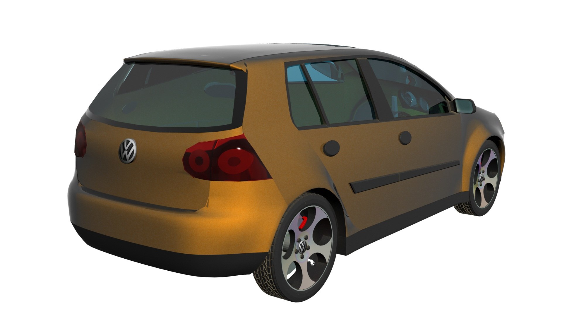 Free Volkswagen Golf 3d Model
