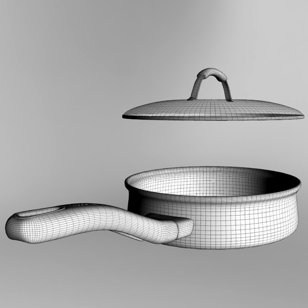 3D frying pan - TurboSquid 1173529