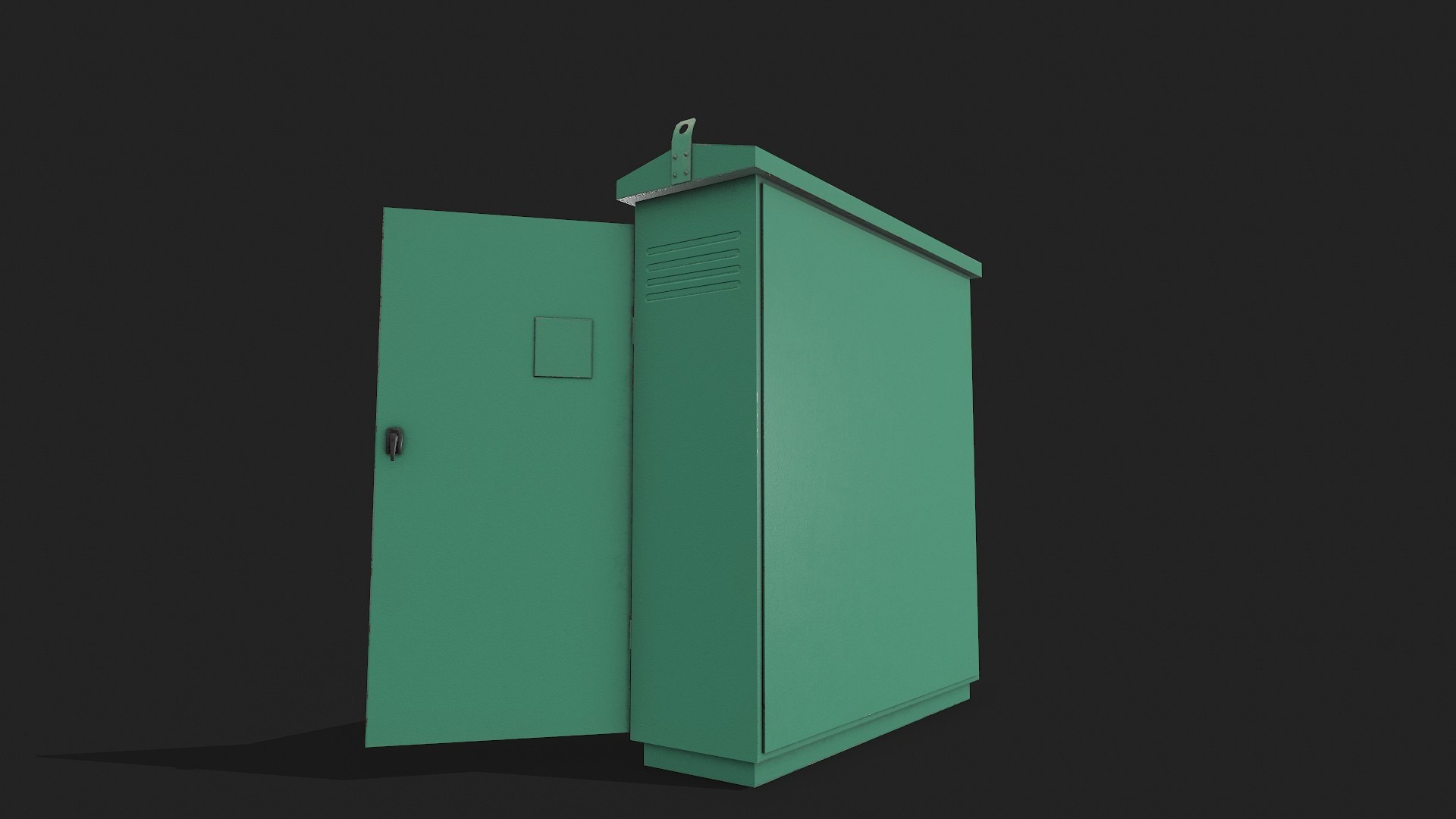 3D Electric Fuse Box Green - TurboSquid 1735349