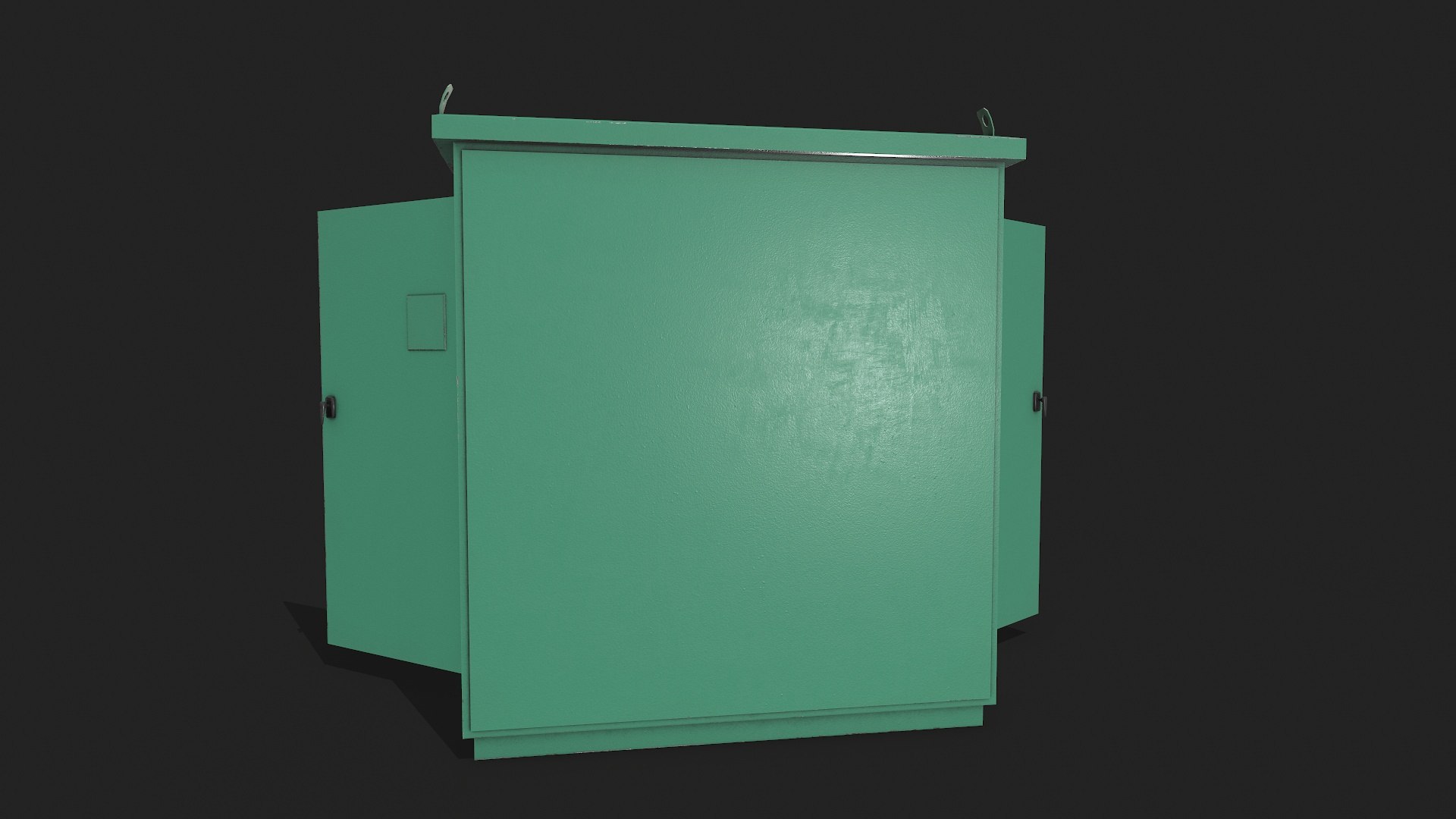 3D Electric Fuse Box Green - TurboSquid 1735349