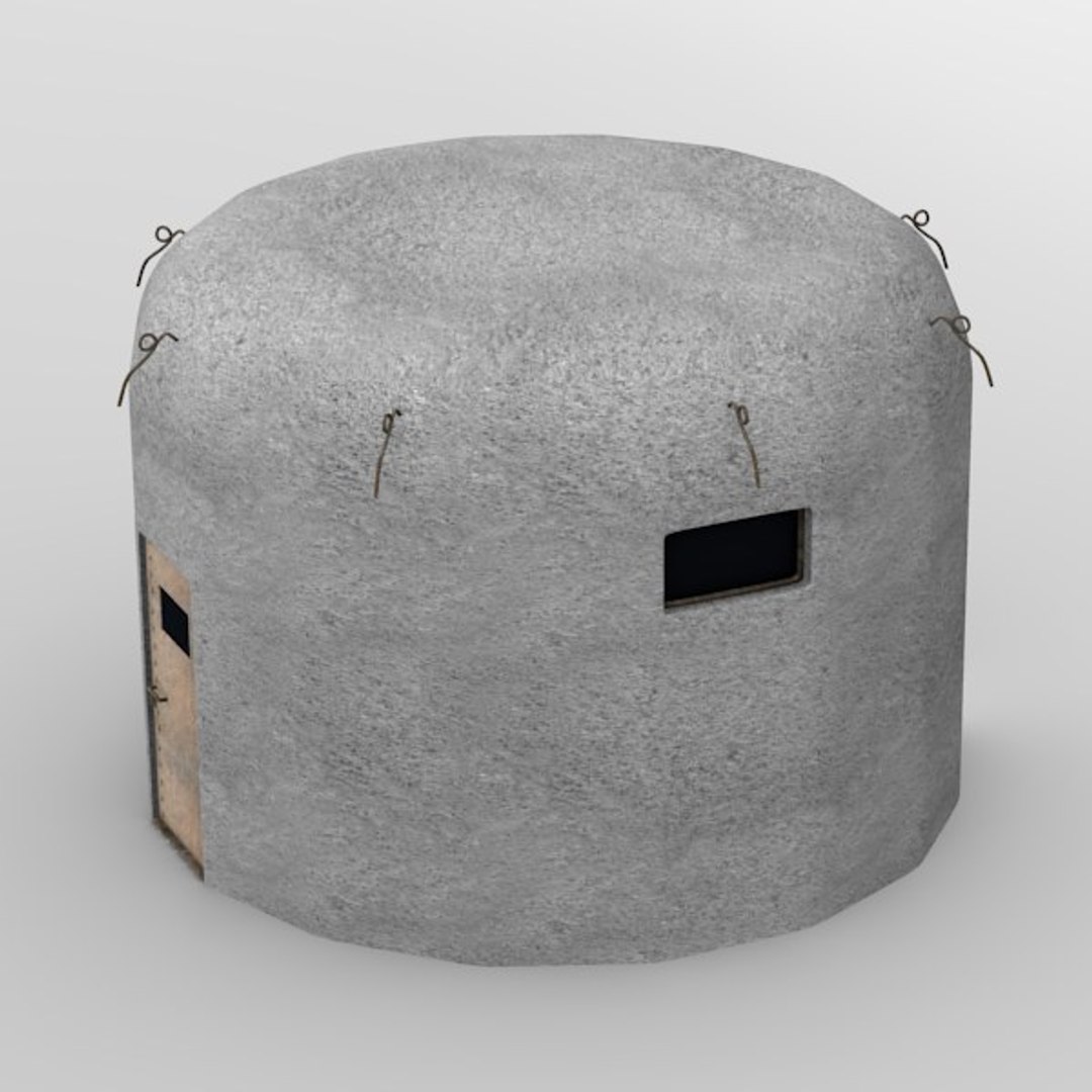 military bunker 3d model