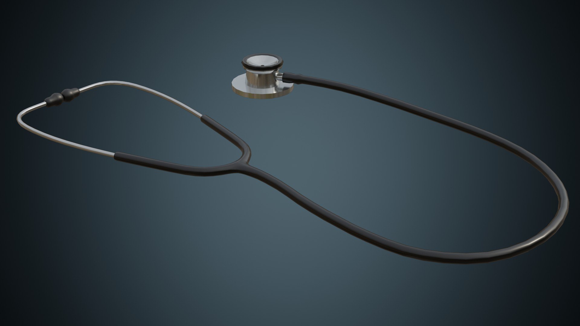 3D Stethoscope 1A model - TurboSquid 2103709