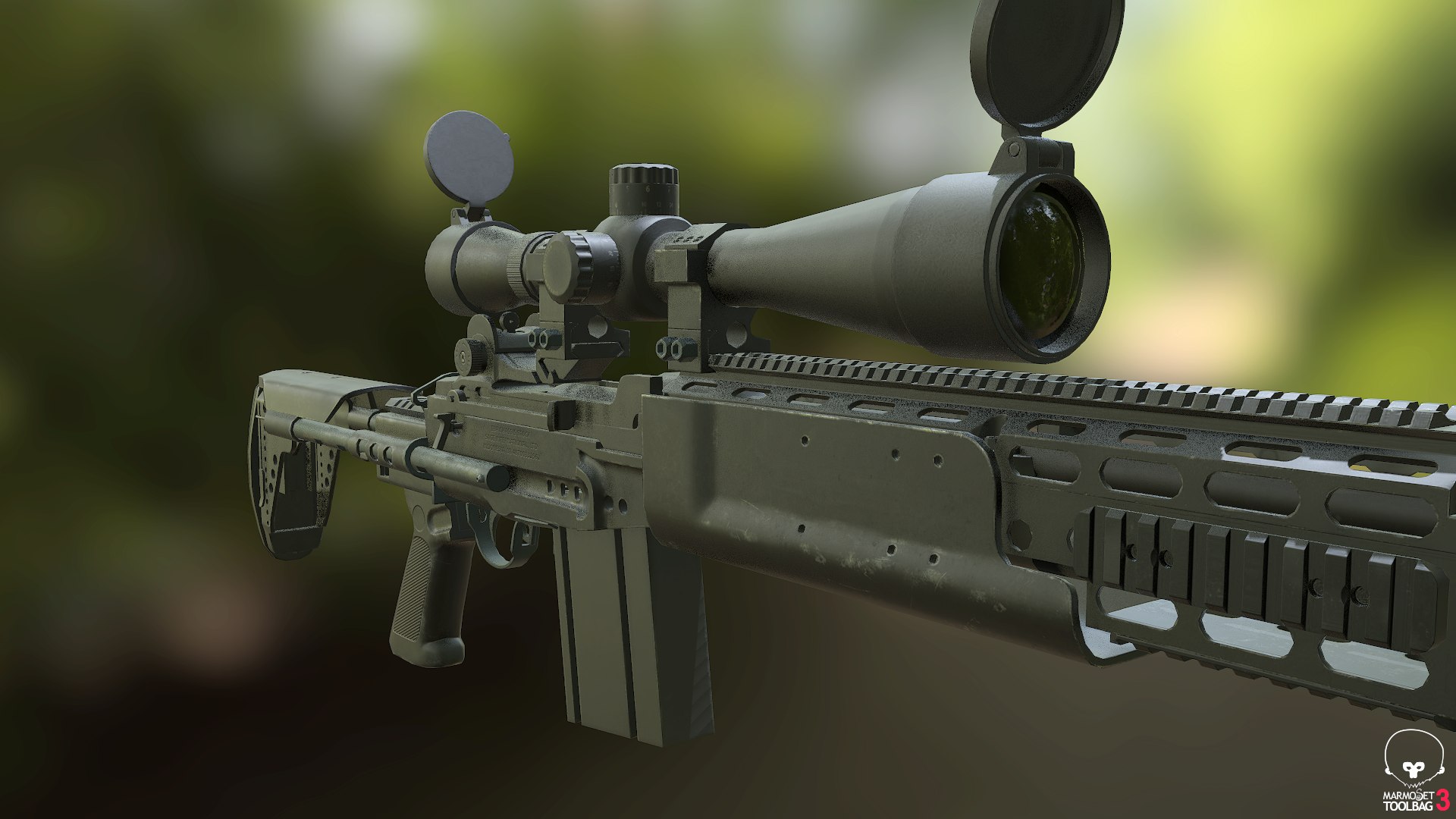 Mk14 Ebr Rifle 3D Model - TurboSquid 1210623