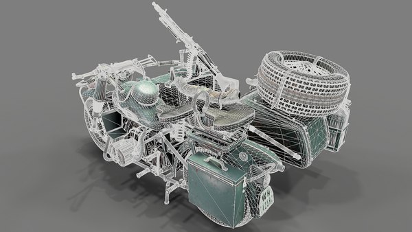 German motorcycle war 3D - TurboSquid 1668047