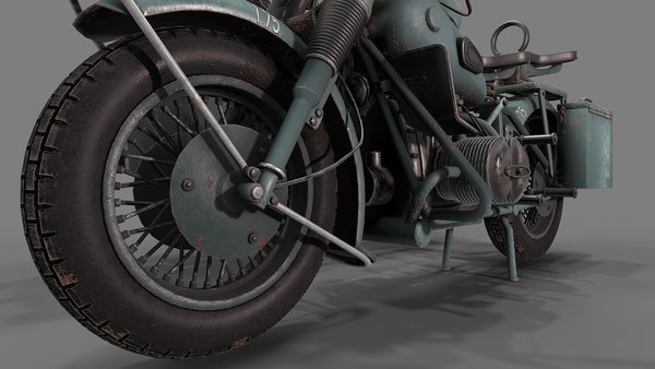 German motorcycle war 3D - TurboSquid 1668047