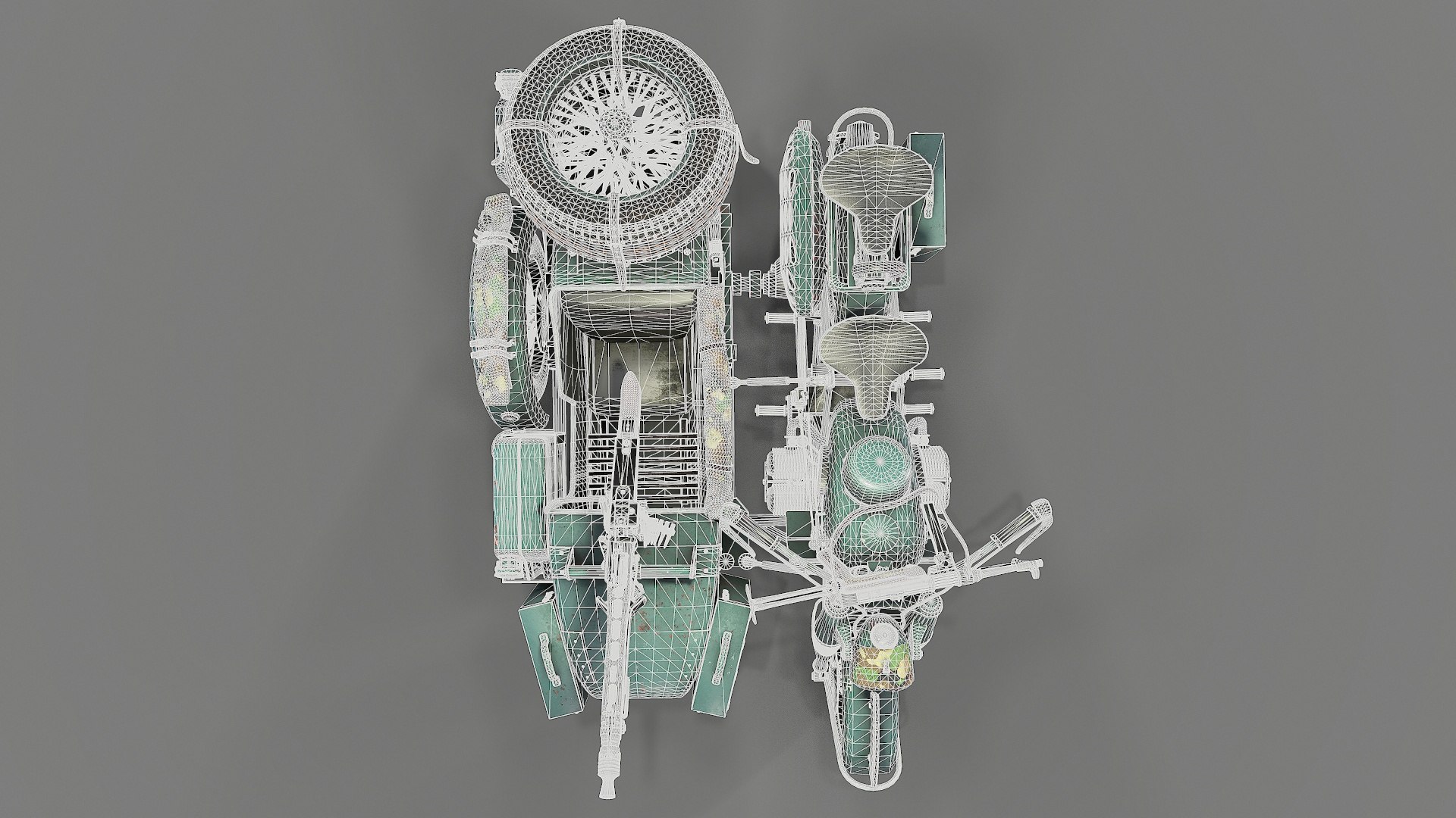 German motorcycle war 3D - TurboSquid 1668047