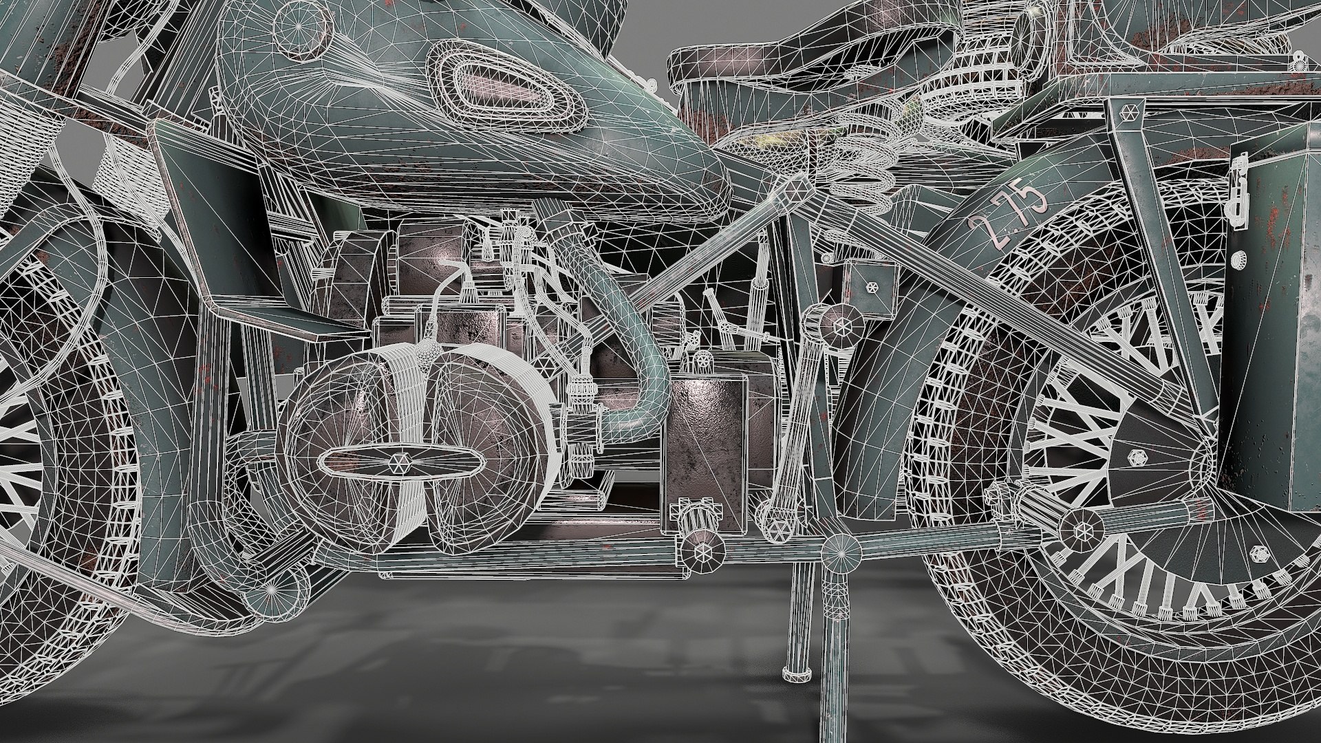 German motorcycle war 3D - TurboSquid 1668047