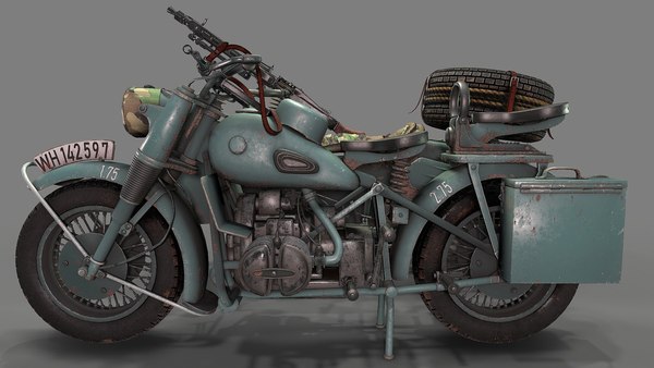 German motorcycle war 3D - TurboSquid 1668047