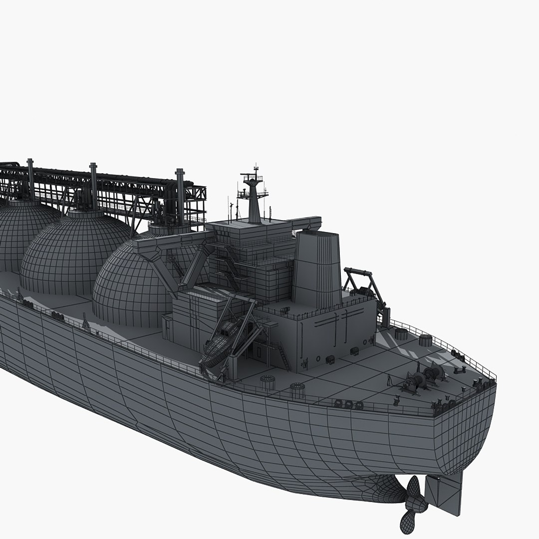 3D Lng Carrier Ship Model - TurboSquid 1372921