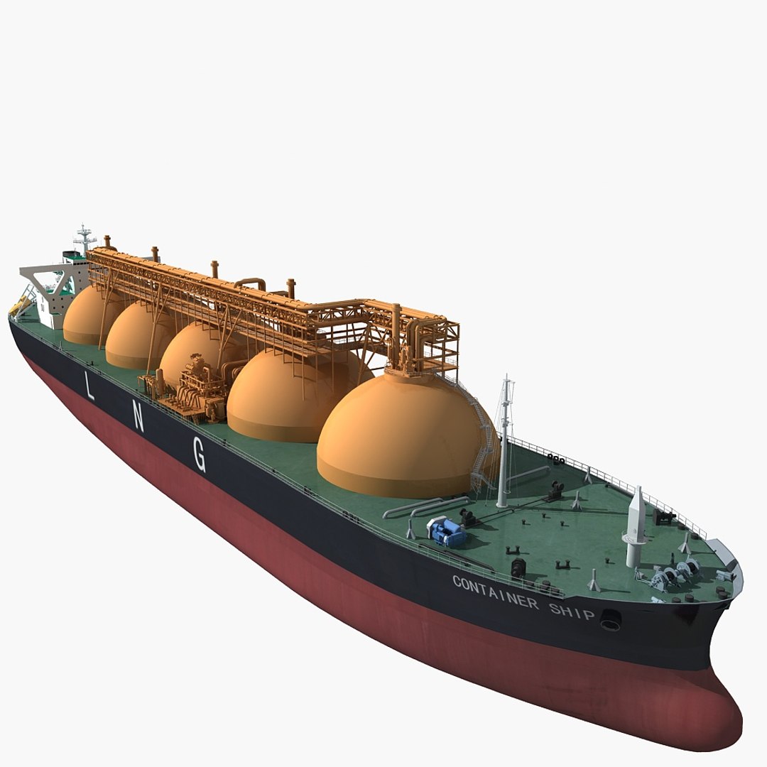 3D Lng Carrier Ship Model - TurboSquid 1372921