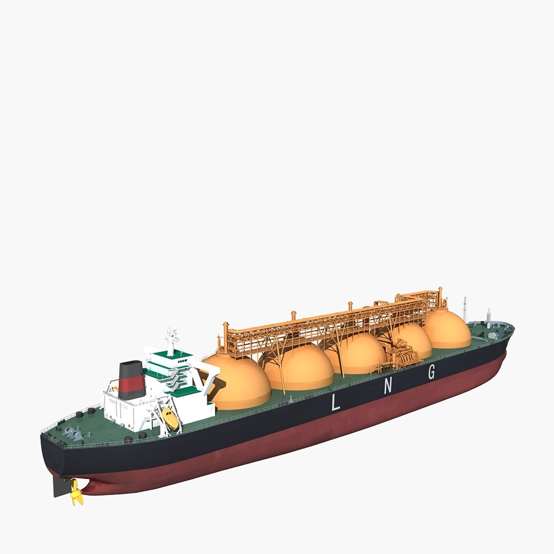 3D Lng Carrier Ship Model - TurboSquid 1372921