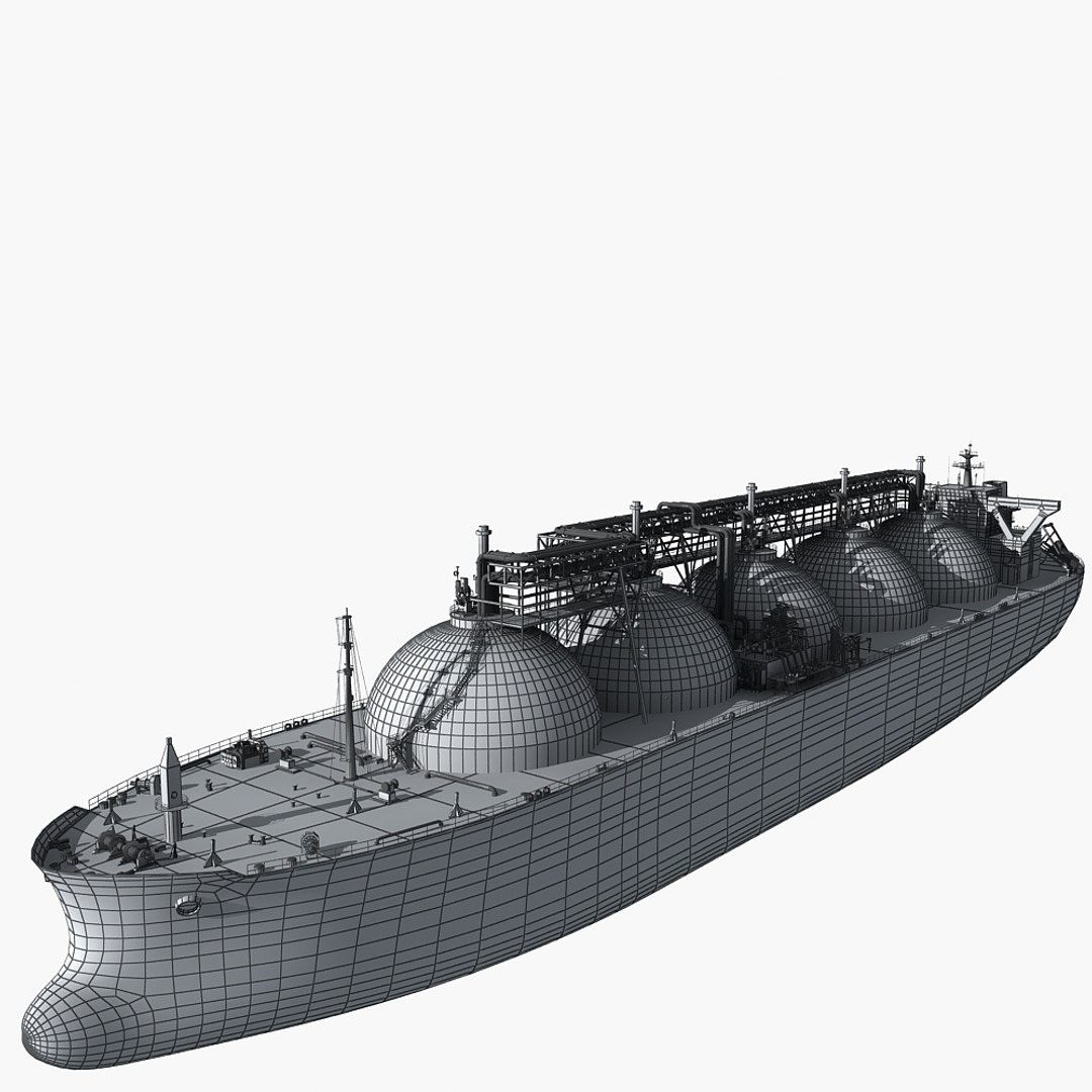 3D Lng Carrier Ship Model - TurboSquid 1372921