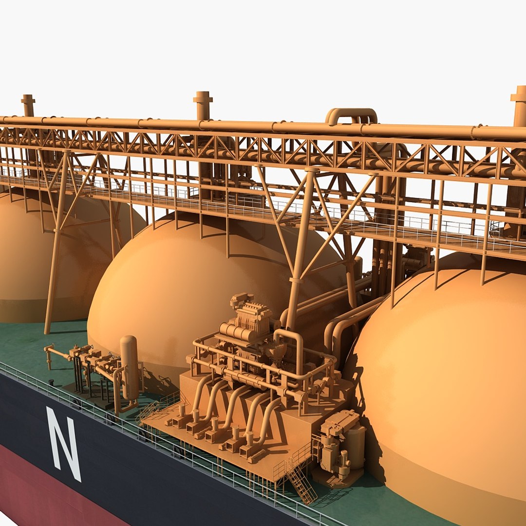 3D Lng Carrier Ship Model - TurboSquid 1372921