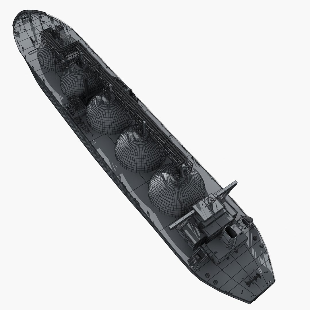 3D Lng Carrier Ship Model - TurboSquid 1372921