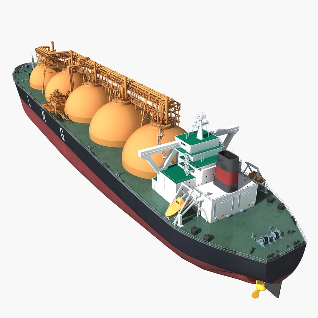 3D Lng Carrier Ship Model - TurboSquid 1372921