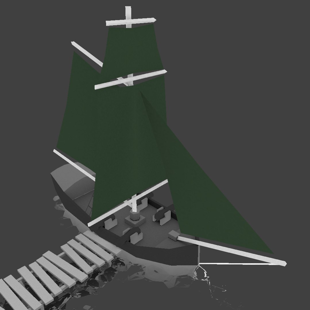 3d Sail Ship Model