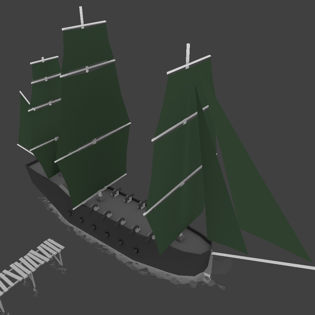 3d Sail Ship Model