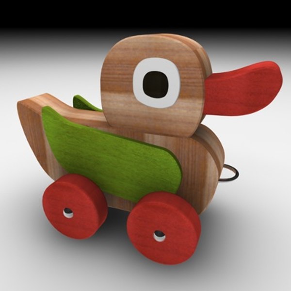 wood toy c4d