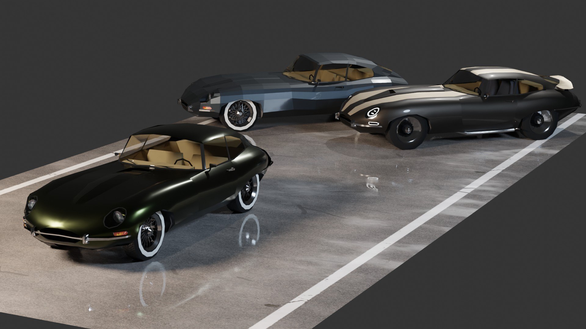 Jaguar E-Type Model - TurboSquid 1897907