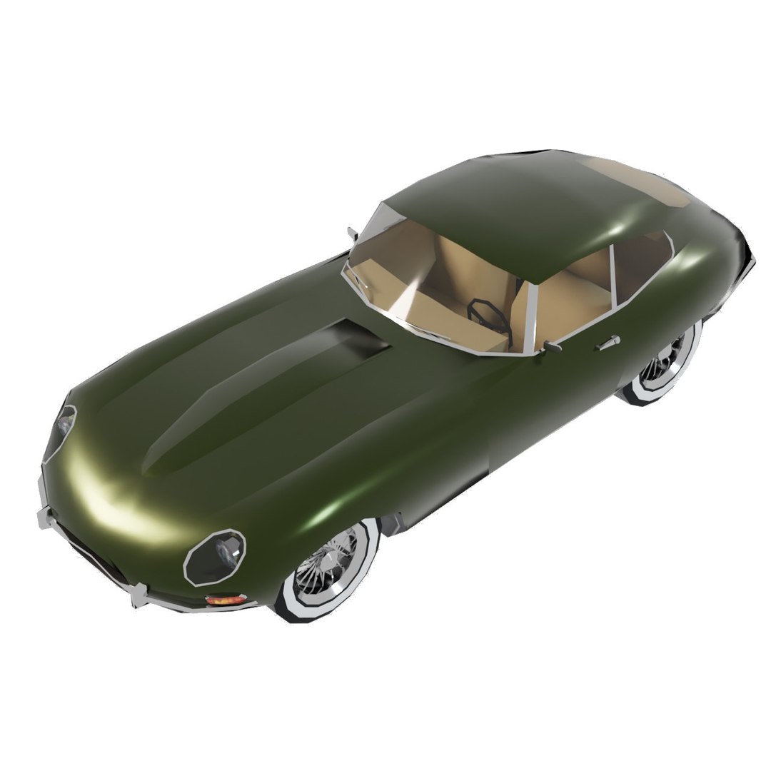 Jaguar E-Type Model - TurboSquid 1897907