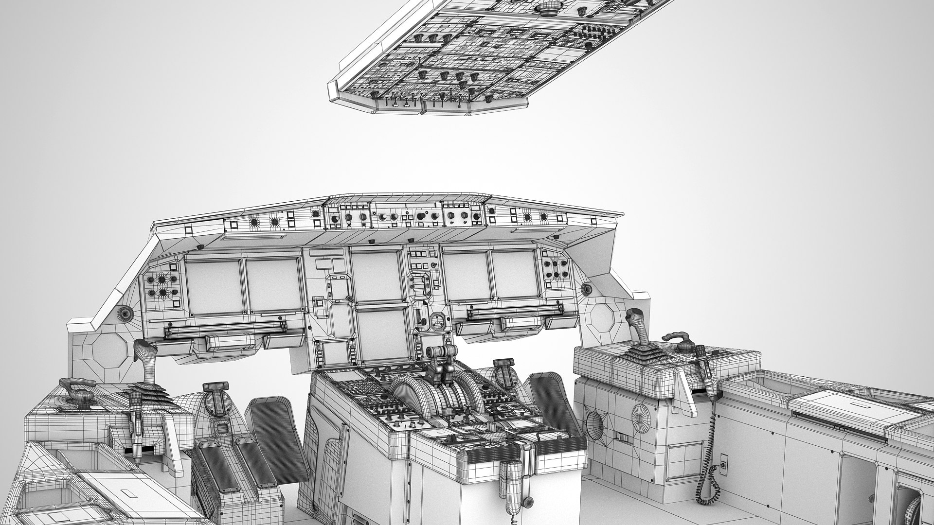 A319 A320 A321 Flight Deck 3D Model - TurboSquid 2241700