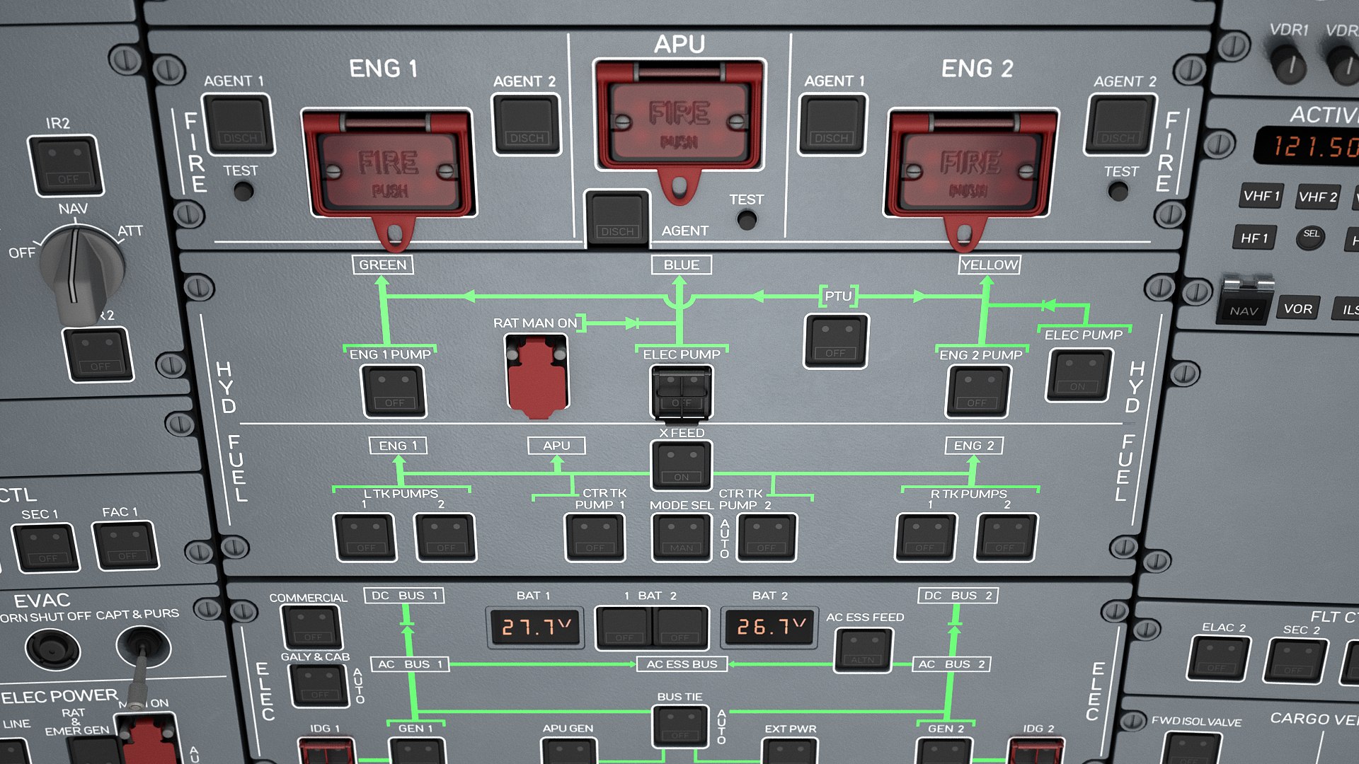 A319 A320 A321 Flight Deck 3D Model - TurboSquid 2241700