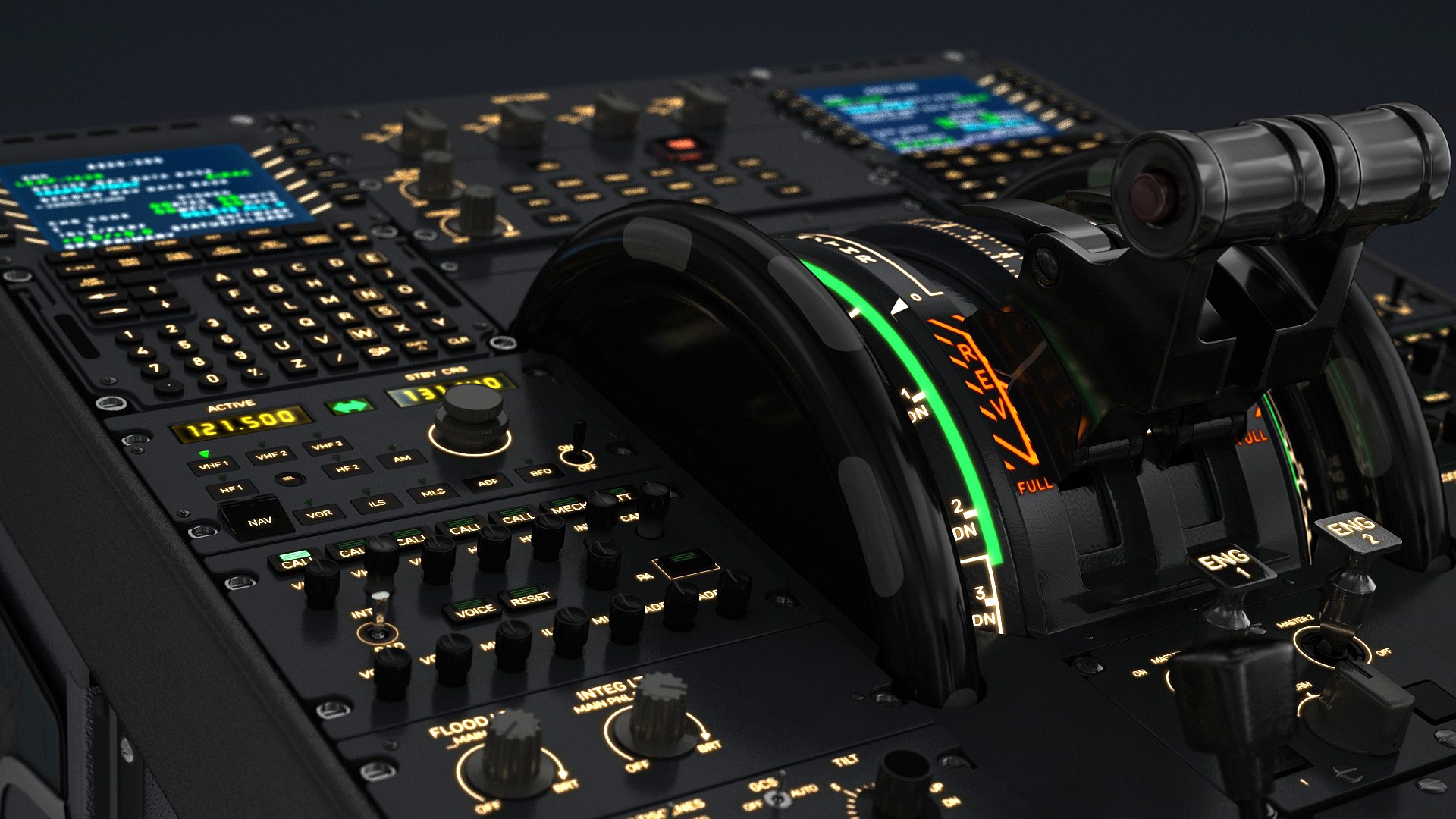 A319 A320 A321 Flight Deck 3D Model - TurboSquid 2241700