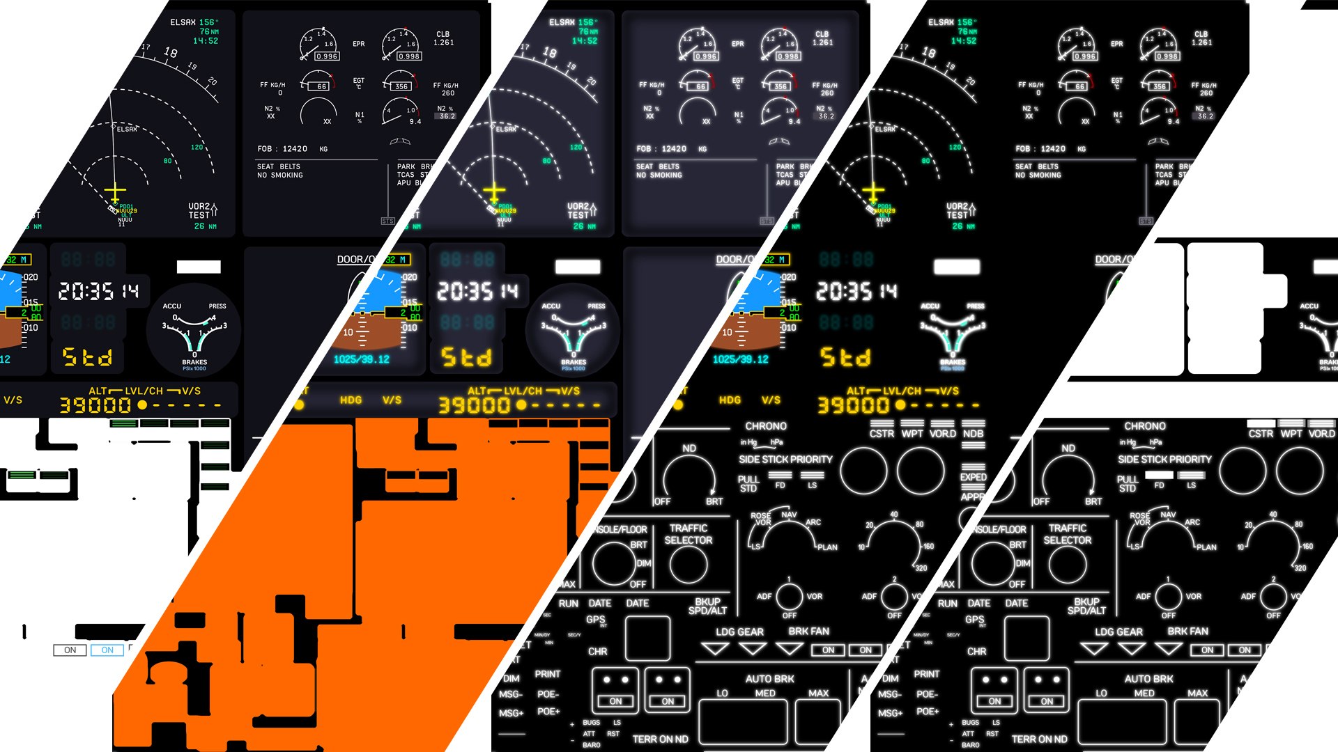 A319 A320 A321 Flight Deck 3D Model - TurboSquid 2241700