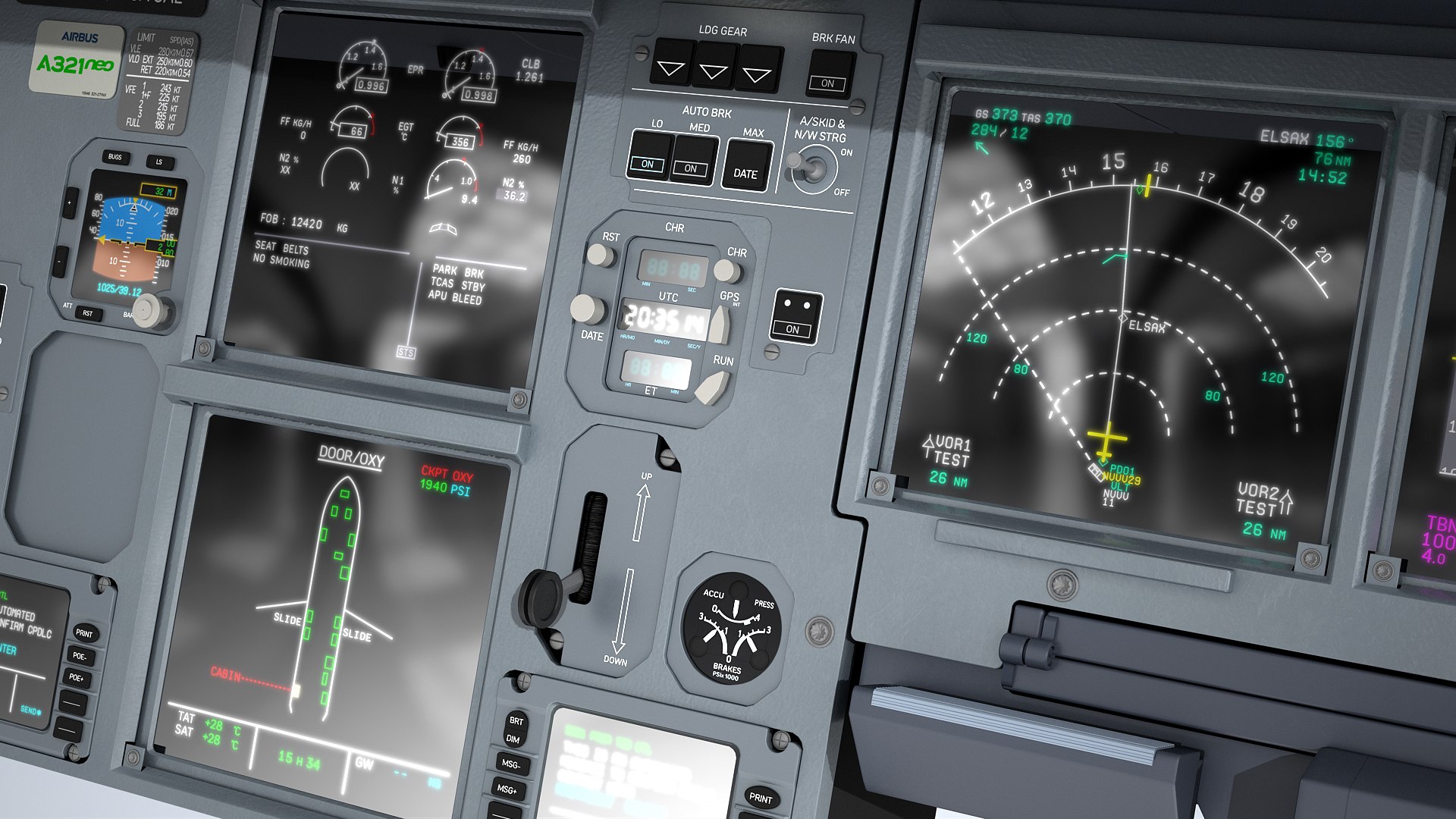 A319 A320 A321 Flight Deck 3D Model - TurboSquid 2241700
