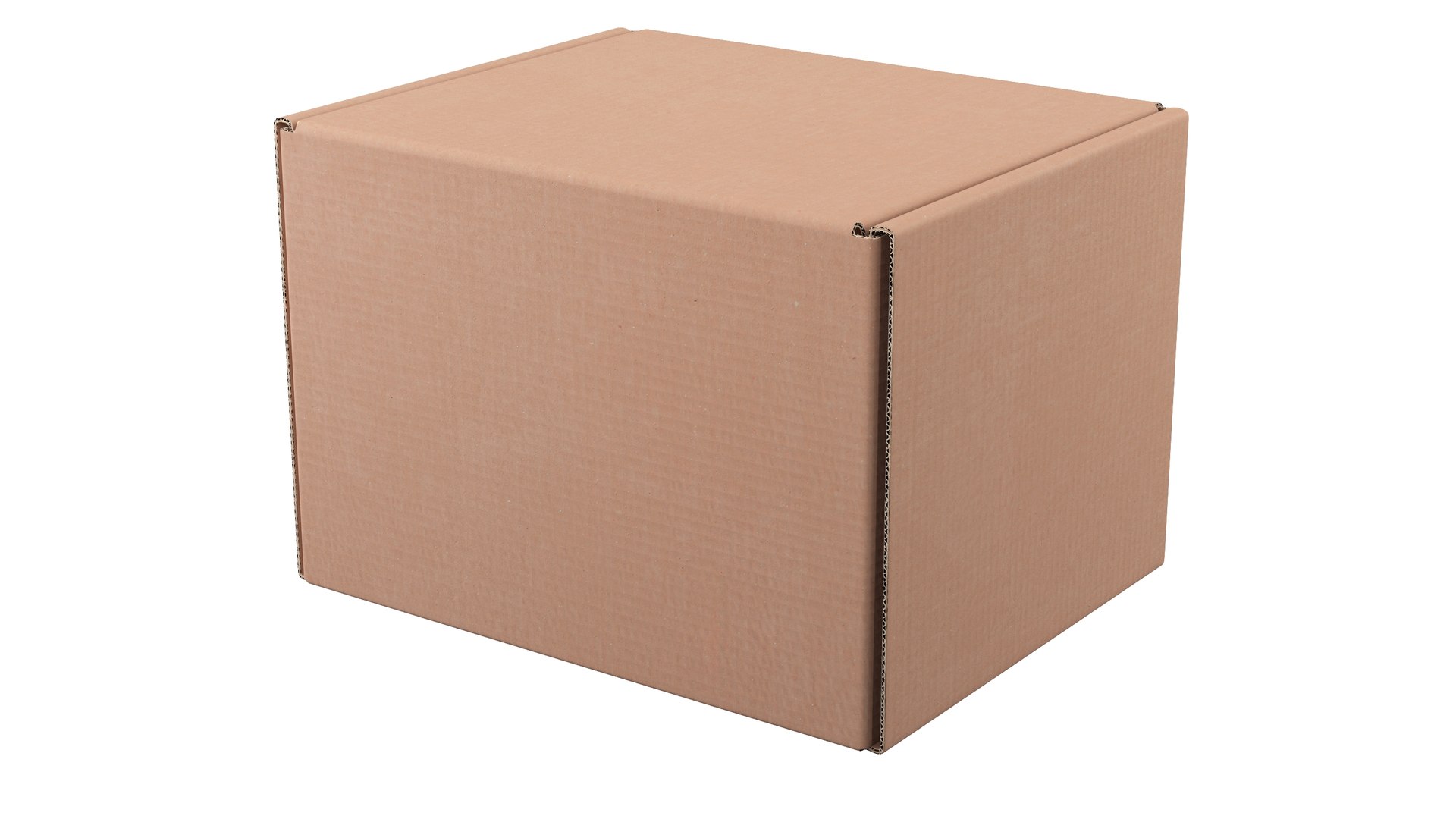 3D Cardboard Box - TurboSquid 2157535