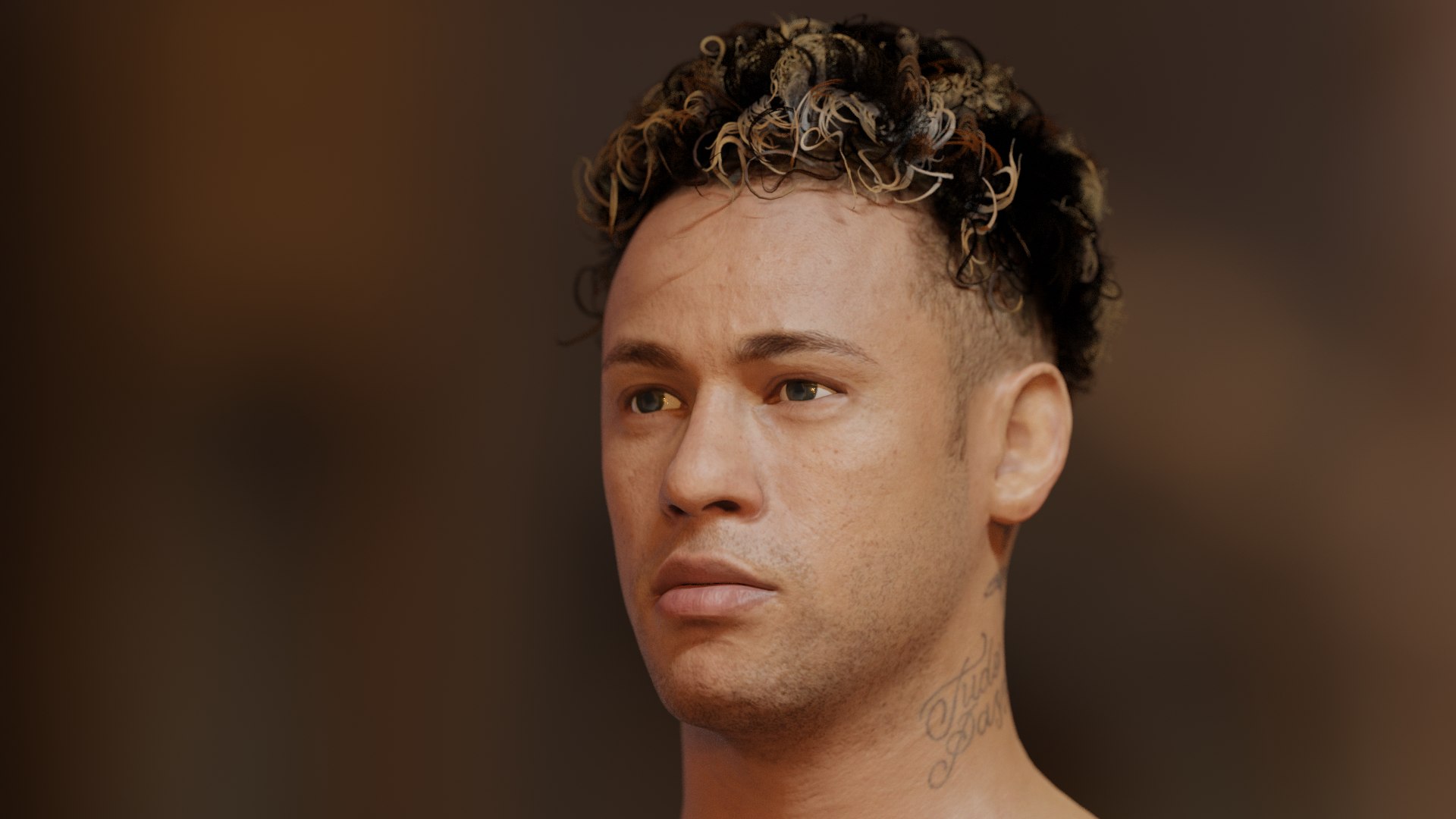 Neymar Jr Junior Soccer Player Head 3d Model 3D Model - TurboSquid 1774437