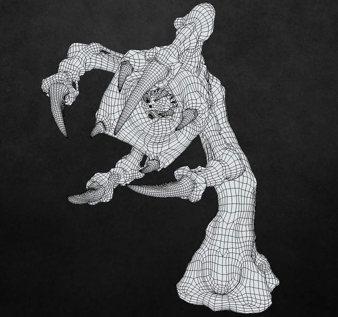 3D Model Venous Clawed Worm - TurboSquid 1333430