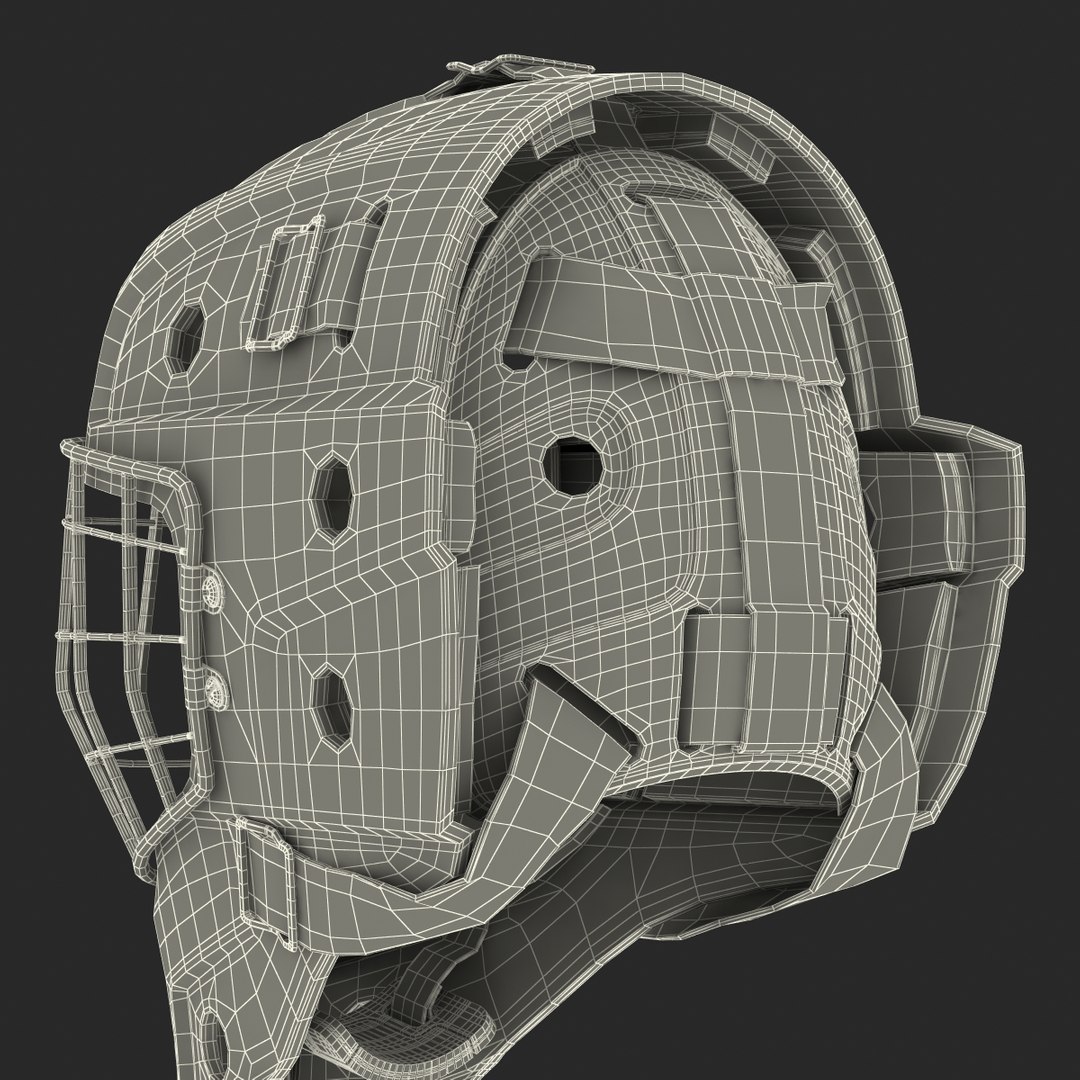 3d Model Hockey Goalie Mask Generic