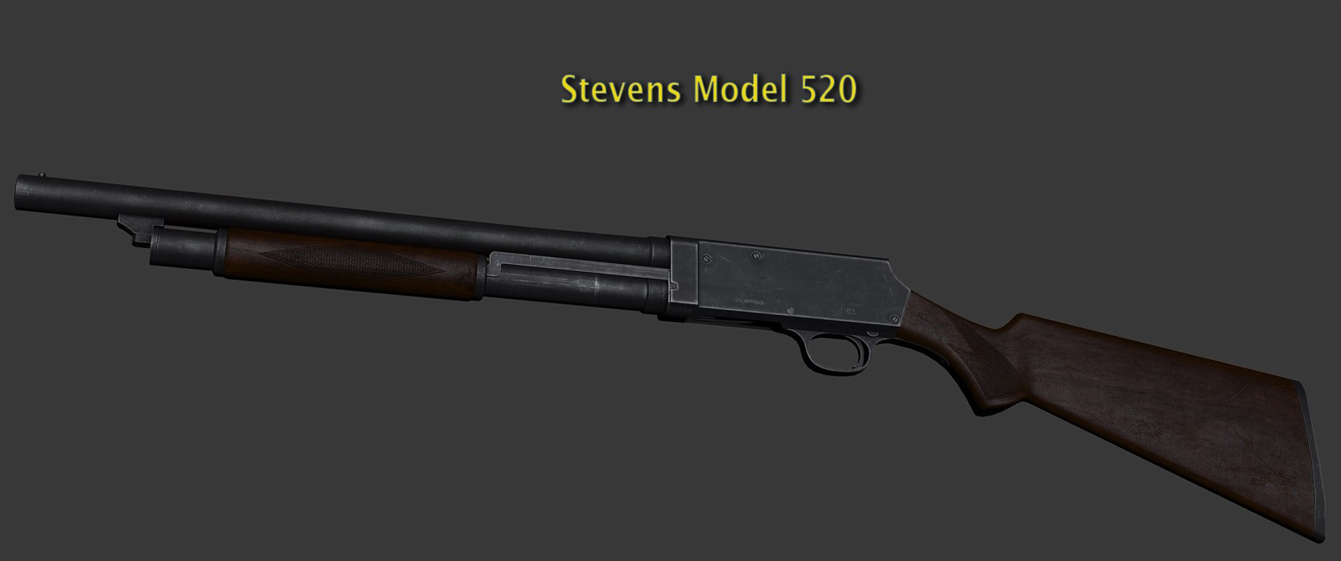 Max Stevens Pump Action Shotgun