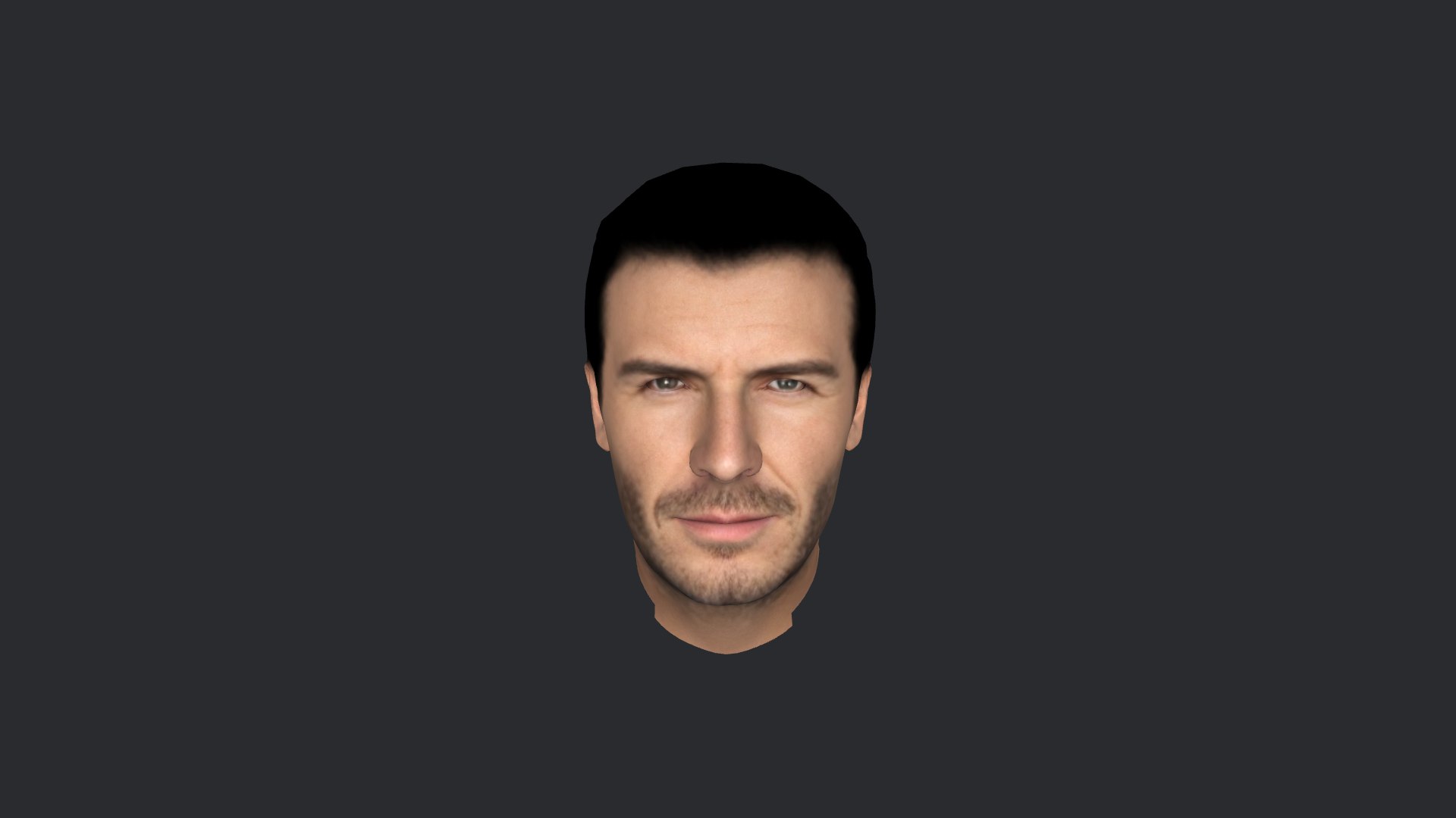 3D David Beckham Hyper Realistic Full Body Fully Rigged Character ...