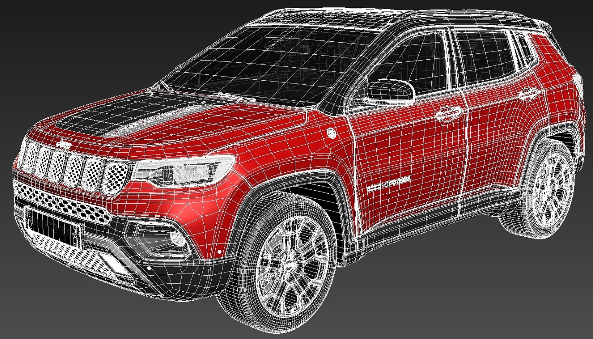 3D Jeep Compass Trailhawk 2022 - TurboSquid 1839962