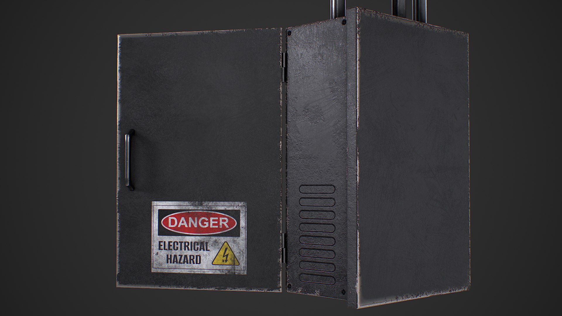 3D Main Power Switch Box Closed Model - TurboSquid 2096969