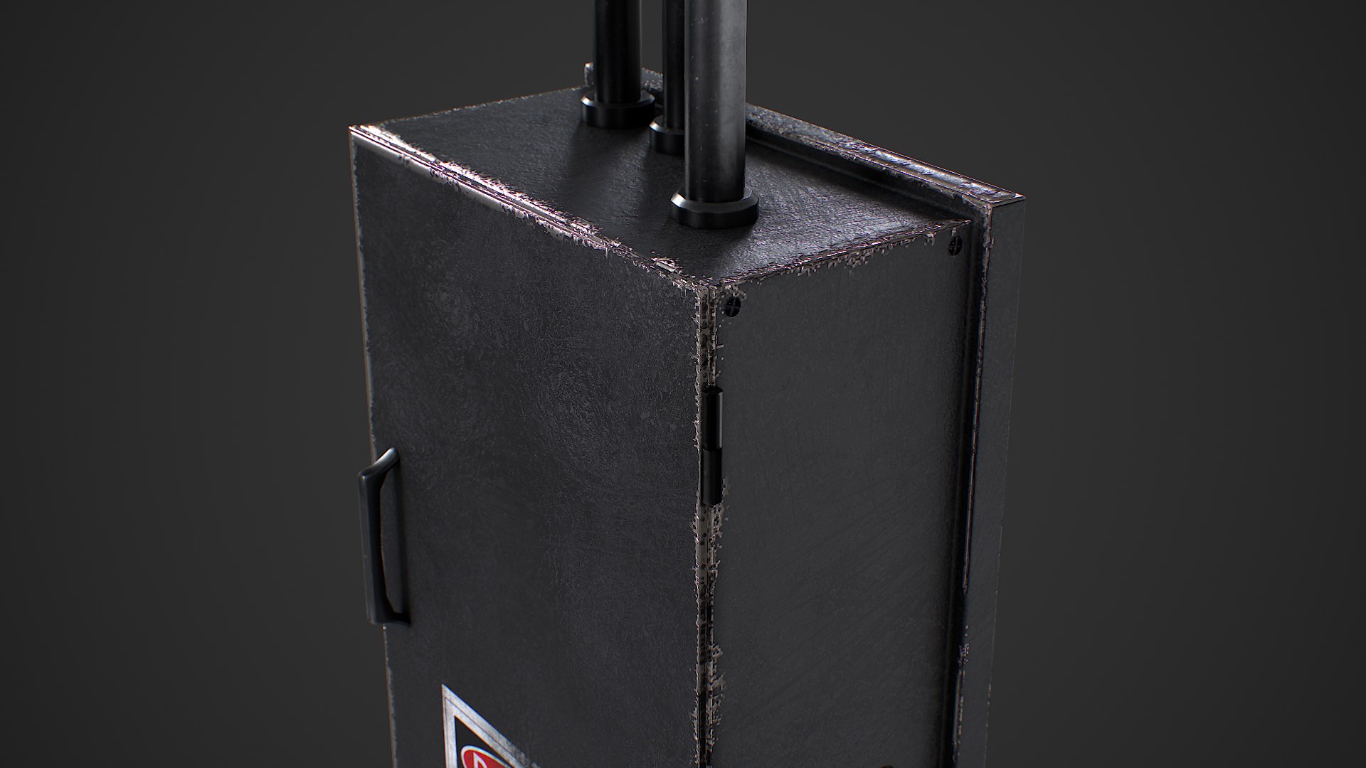 3D Main Power Switch Box Closed Model - TurboSquid 2096969