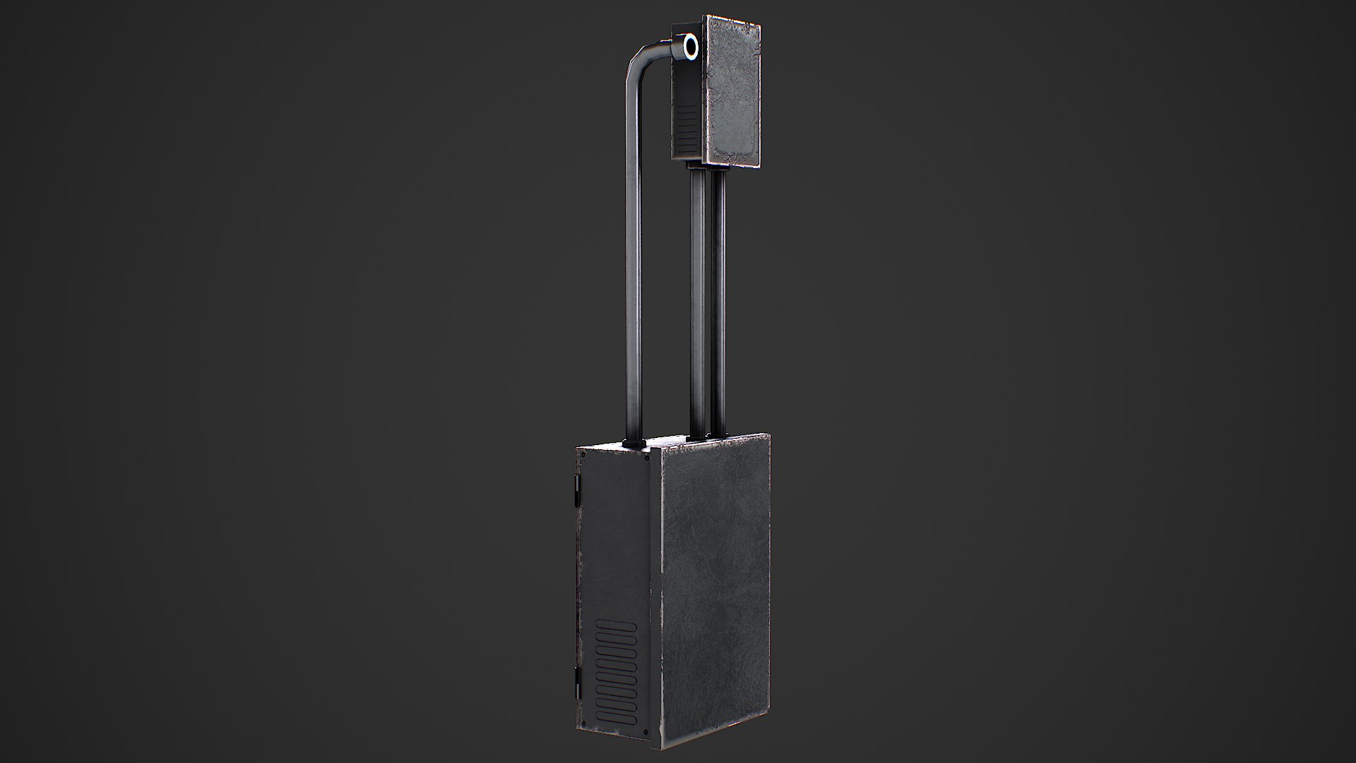 3D Main Power Switch Box Closed Model - TurboSquid 2096969