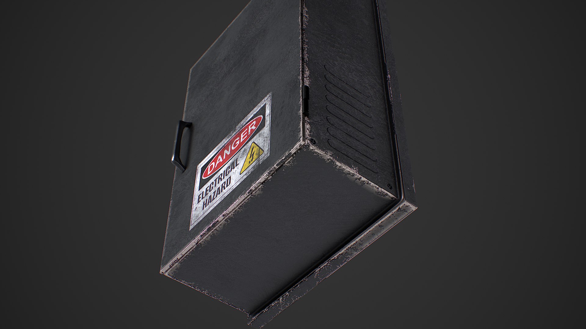 3D Main Power Switch Box Closed Model - TurboSquid 2096969