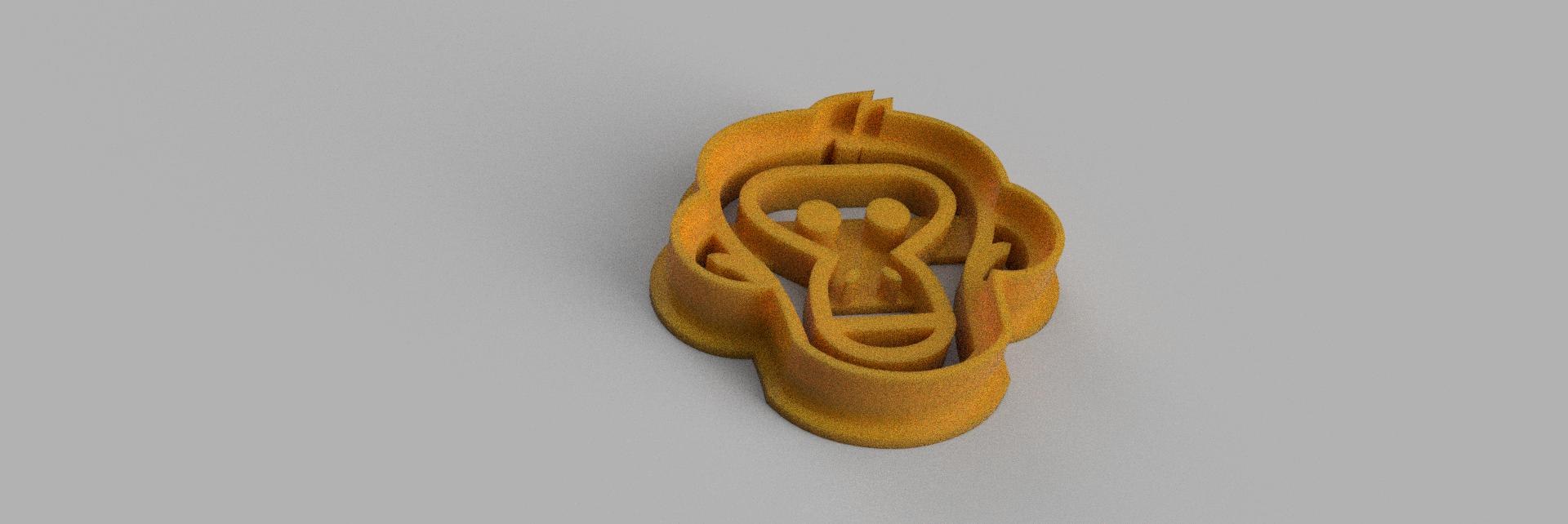 MONKEY COOKIE CUTTER 3D Model - TurboSquid 2224344