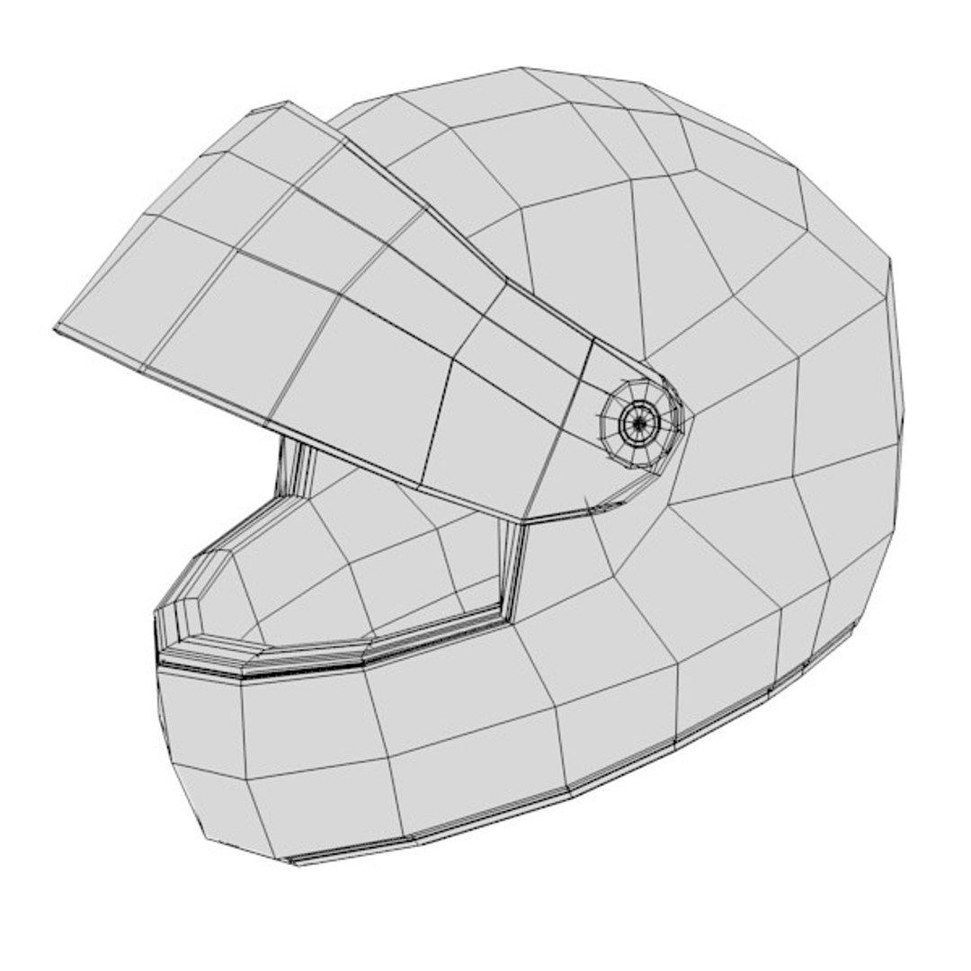 racing helmet 3d