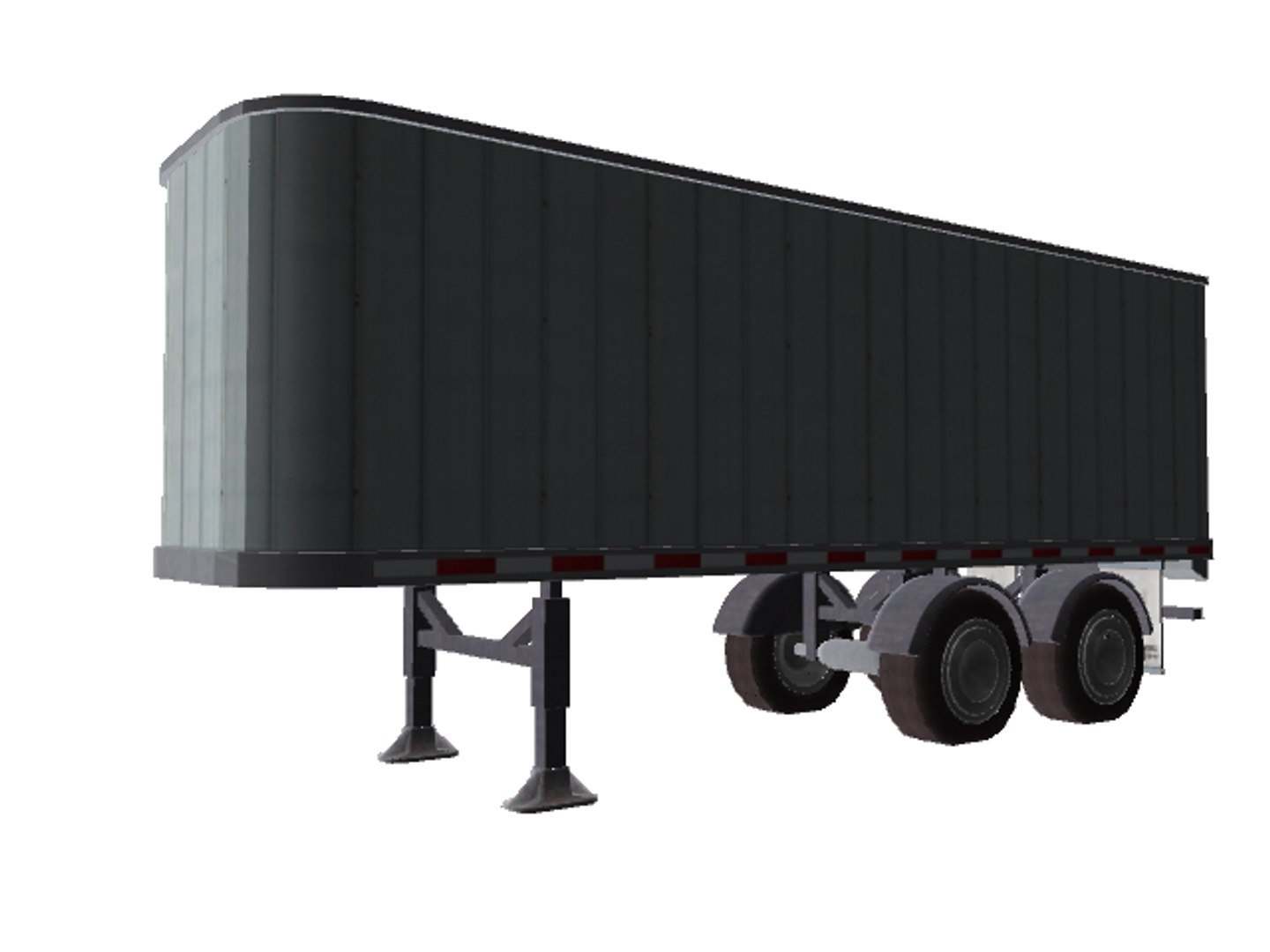 Trailer Semi Truck 3d Model