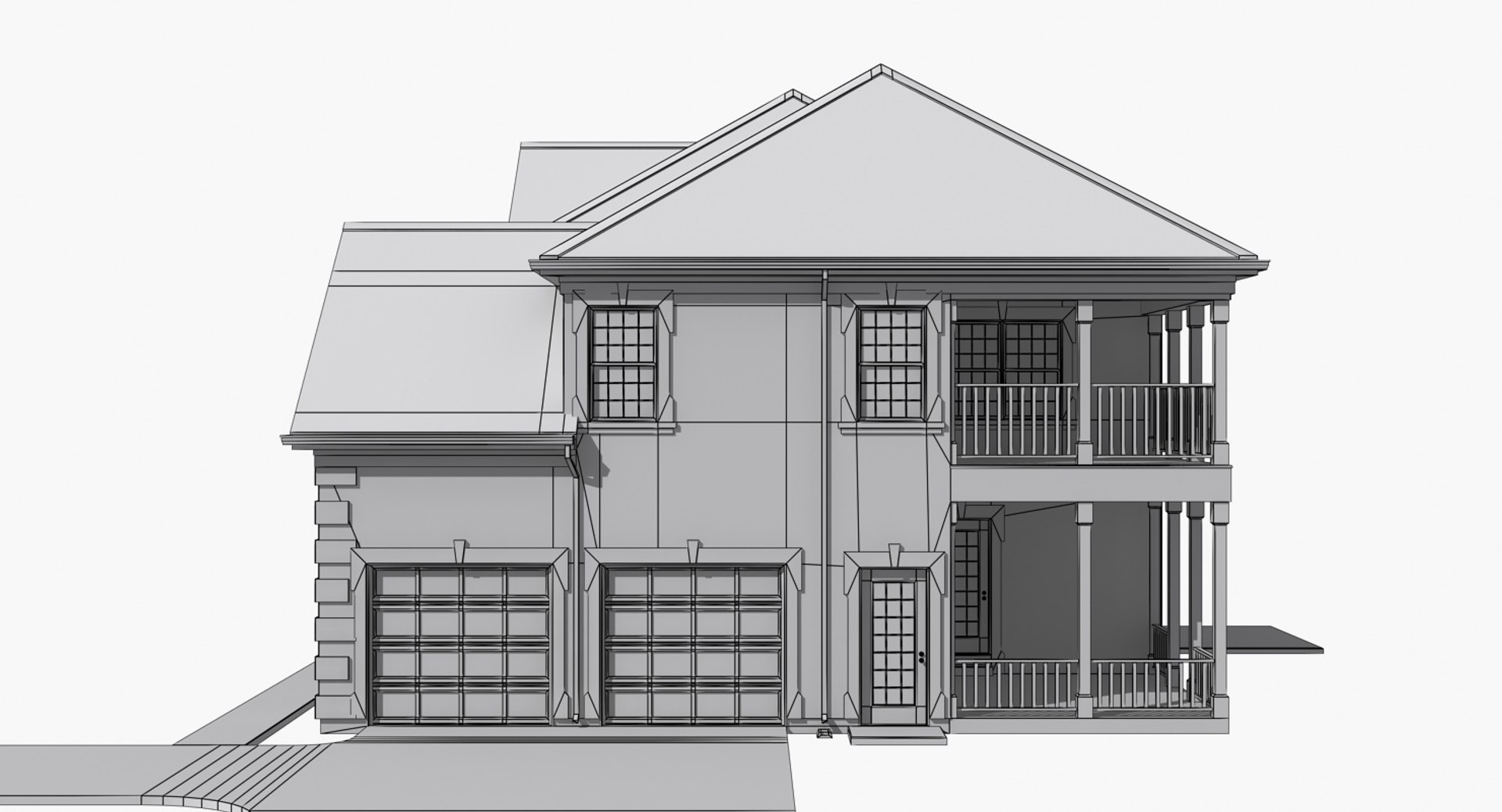 3d model story house