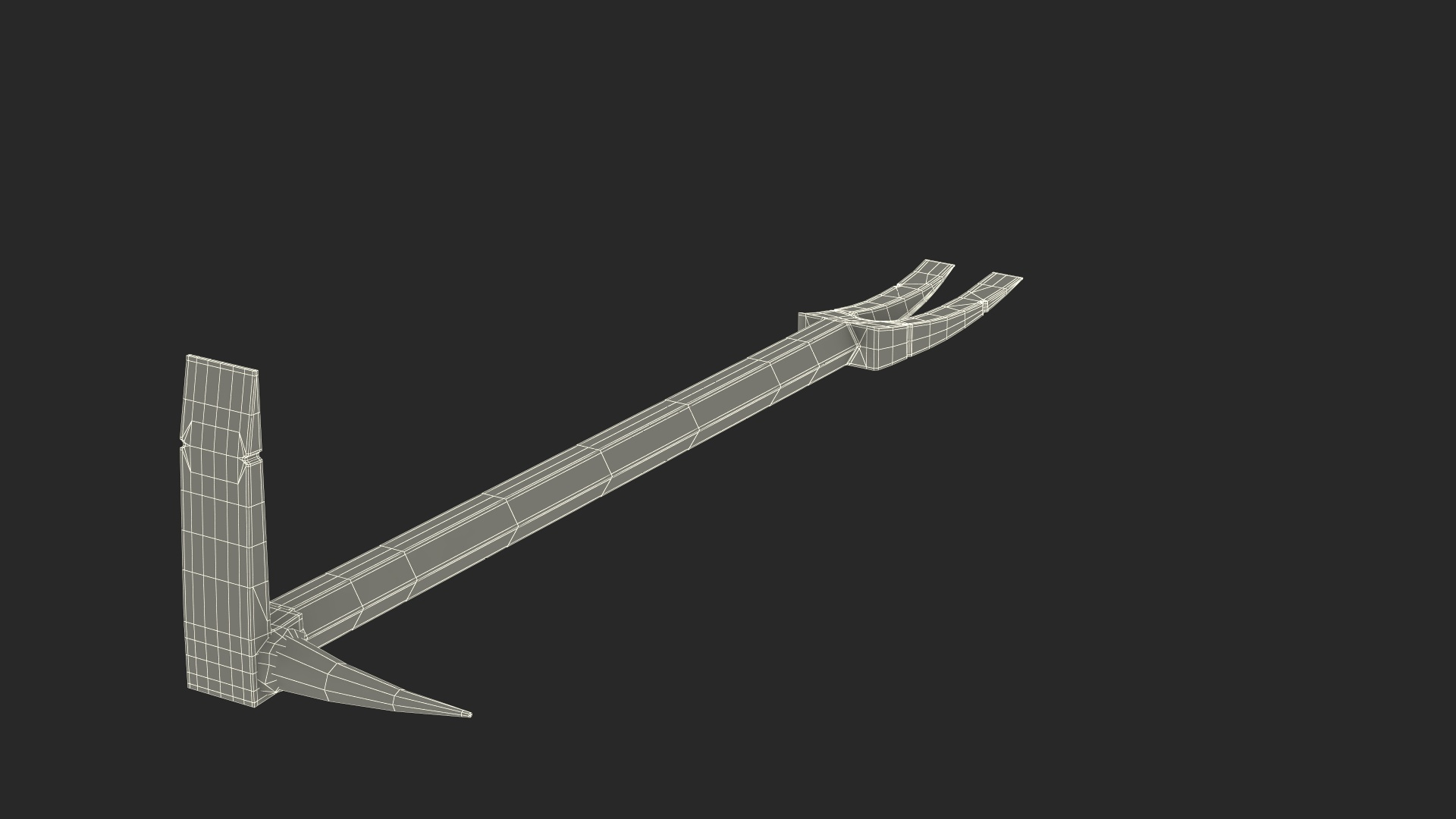 3D Model Halligan Bar Fire Equipment - TurboSquid 2164081