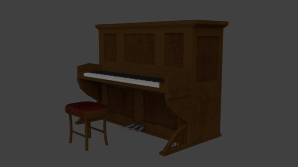 Upright Piano Blender Models for Download | TurboSquid