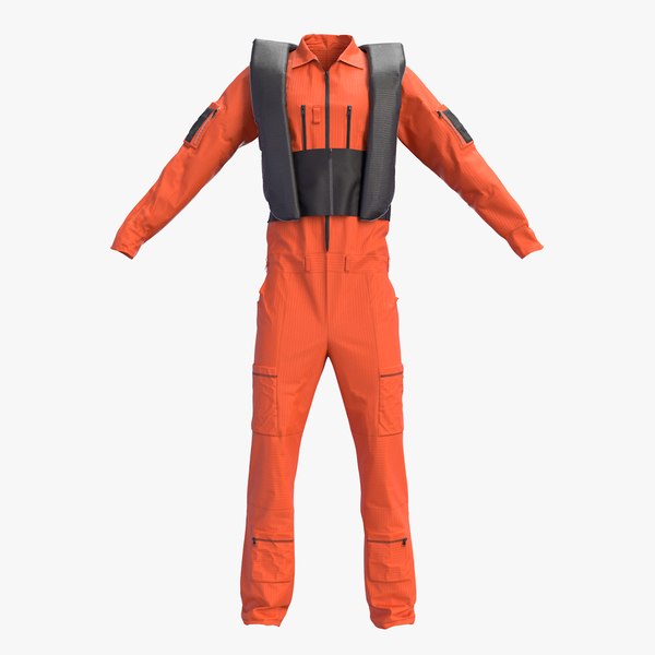 Helicopter Flight Suit 3D - TurboSquid 2021675